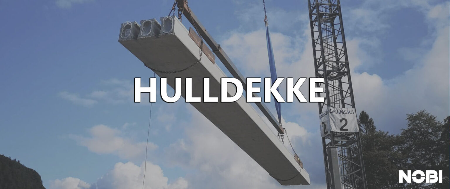 Hulldekke - Nobi - Norsk Betongindustri. Kortreiste hulldekker.