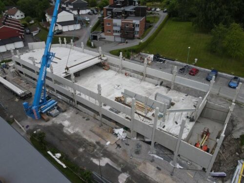 Hulldekke fra NOBI - Prefabrikkerte etasjeskillere - Hulldekker