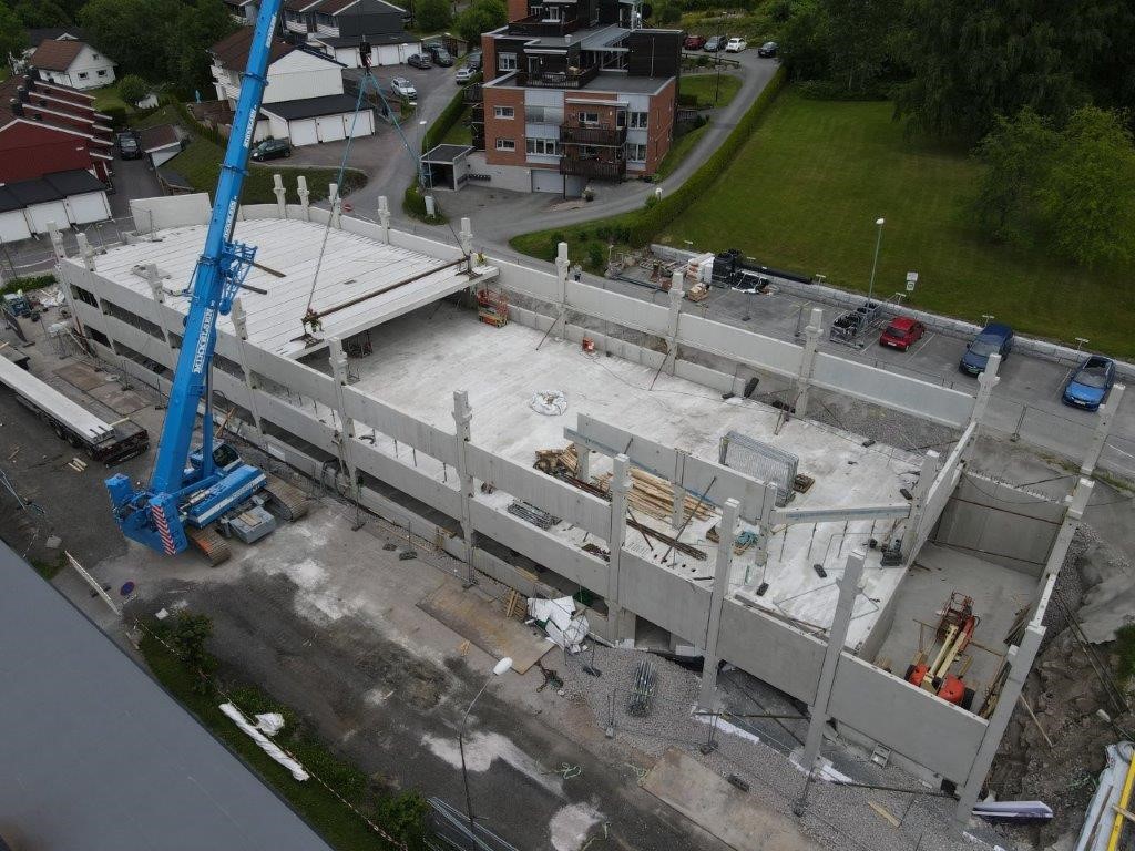 Hulldekke fra NOBI - Prefabrikkerte etasjeskillere - Hulldekker